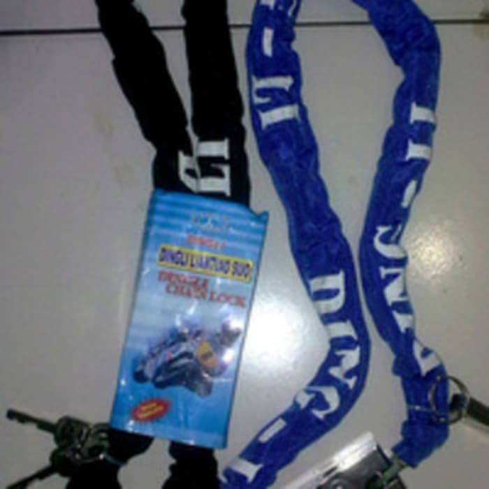 Jual Kunci Rantai + Gembok Baja Dingli Motor Di Pagar Garasi Anti ...