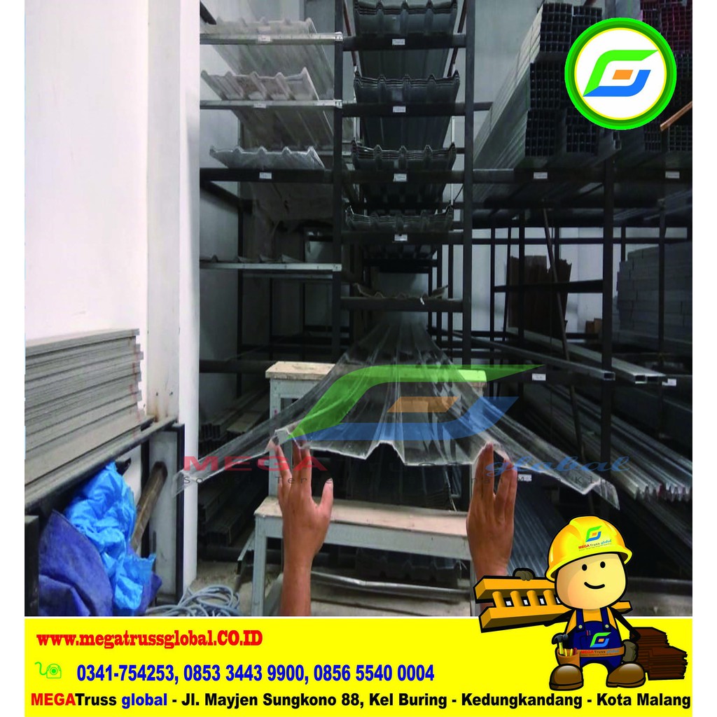 Jual Trimdeck Spandek Transparan Anti UV Eceran di Malang - Atap ...