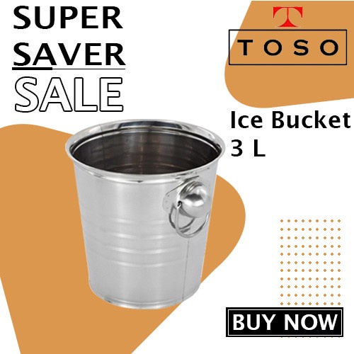Jual ICE BUCKET STAINLESS EMBER ES BATU BESAR TEMPAT ES WINE BIR ANGGUR ...