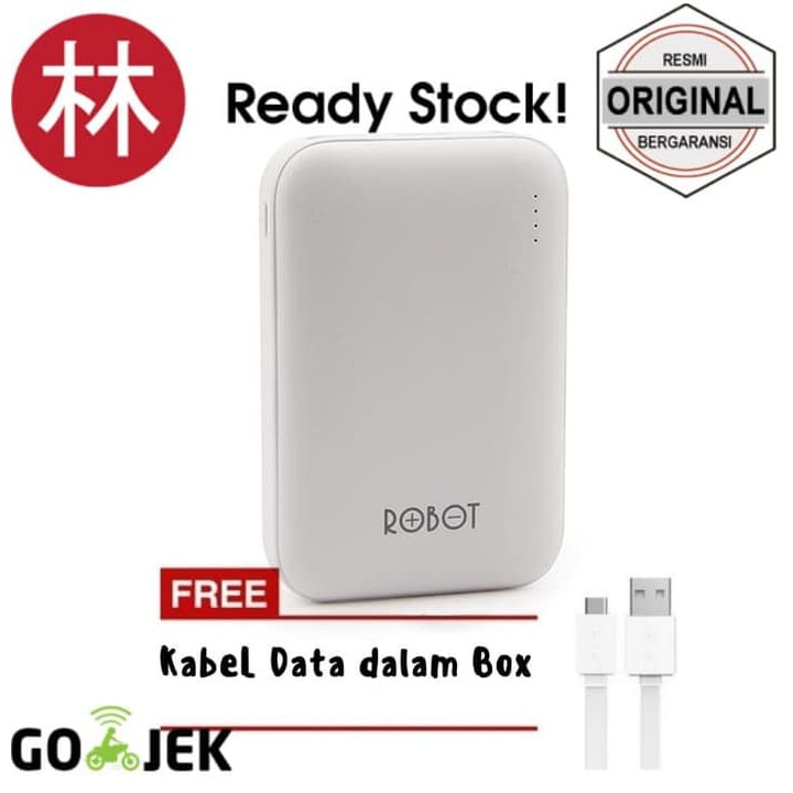 Jual Vivan Power Bank Robot Rt7200 6600Mah 2 Usb Mini Led White - Putih ...
