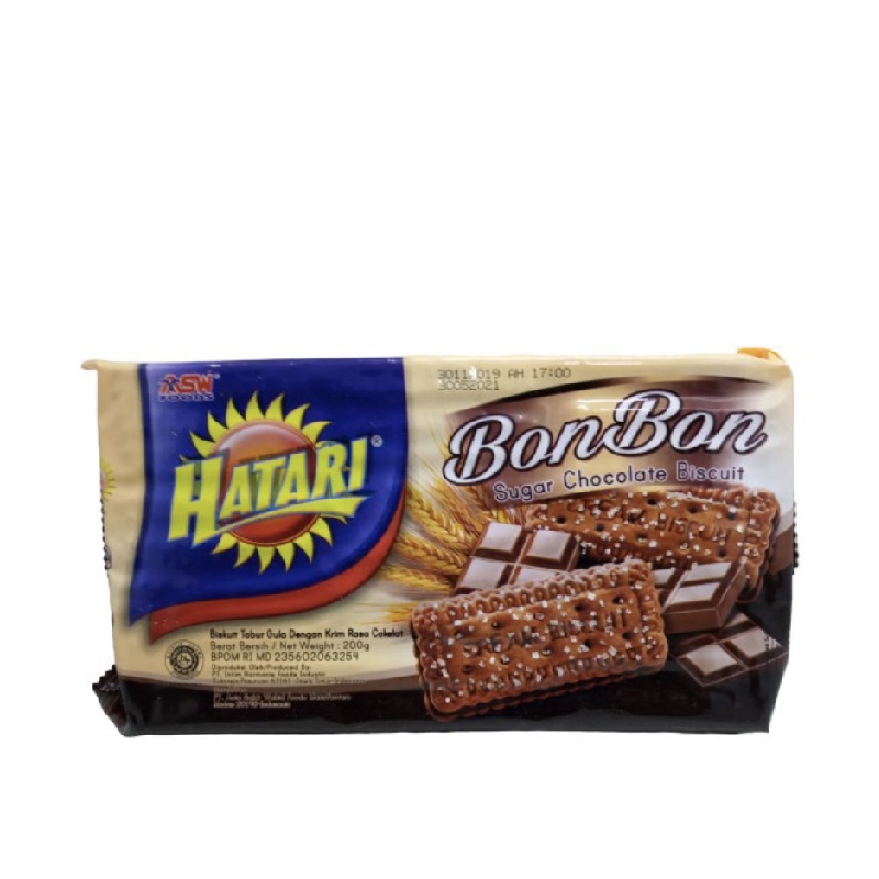 Jual Hatari Bon Bon Biskuit Krim Coklat 190 gr | Shopee Indonesia