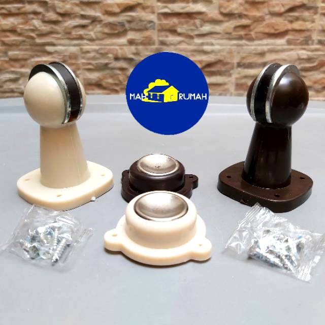 Jual Door Stop Stopper Holder / Penahan Pintu PVC Plastik Magnet - GLX ...