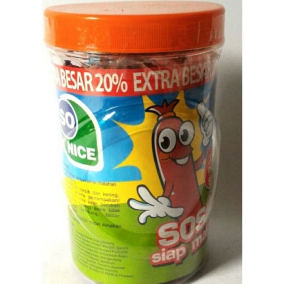 Jual Sosis So Nice Toples ( isi 25 pcs @21gr ) | Shopee Indonesia