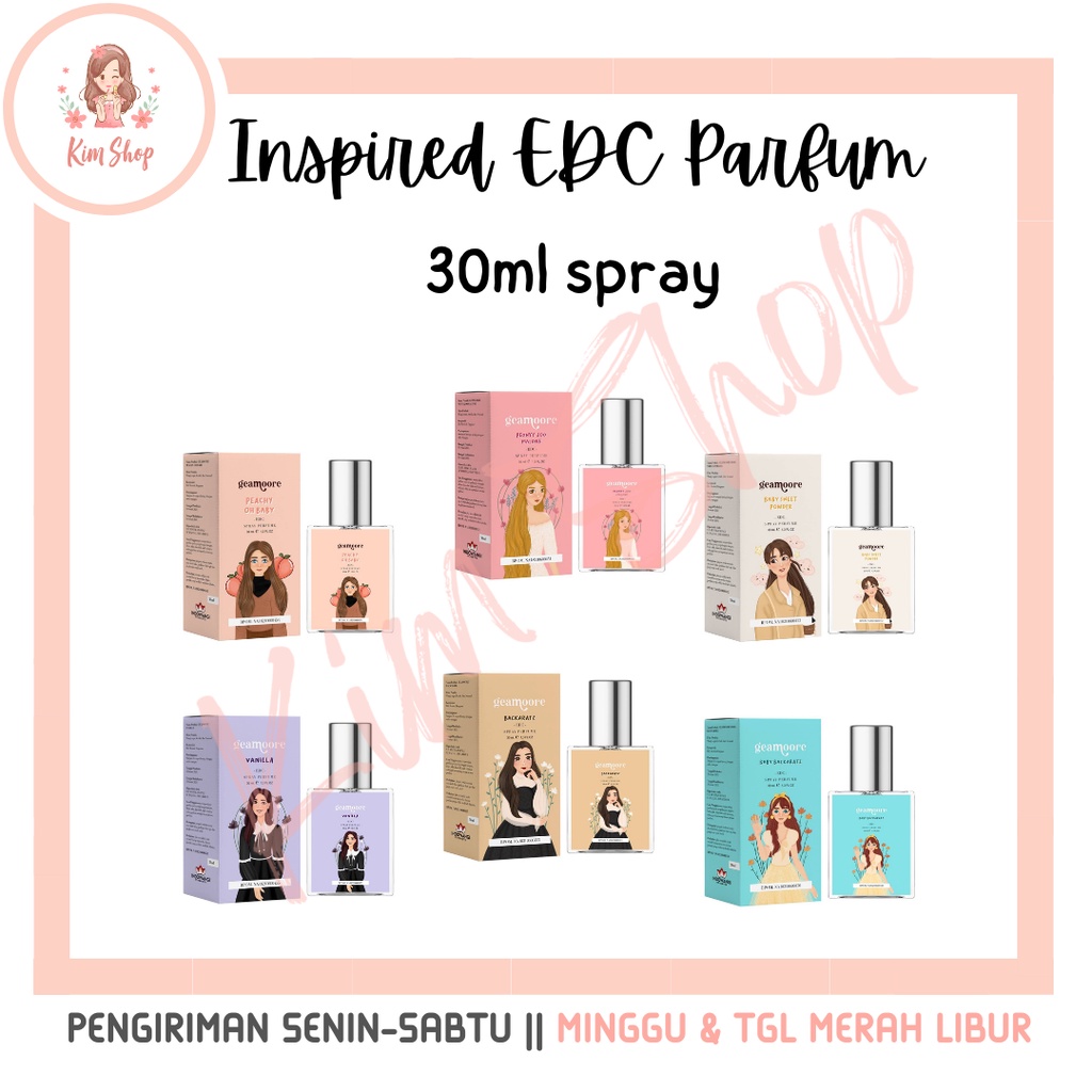 Jual KIM SHOP - GEAMOORE Inspired Parfum EDC 30ml Perfume Pewangi Badan Wewangian Spray | Shopee ...