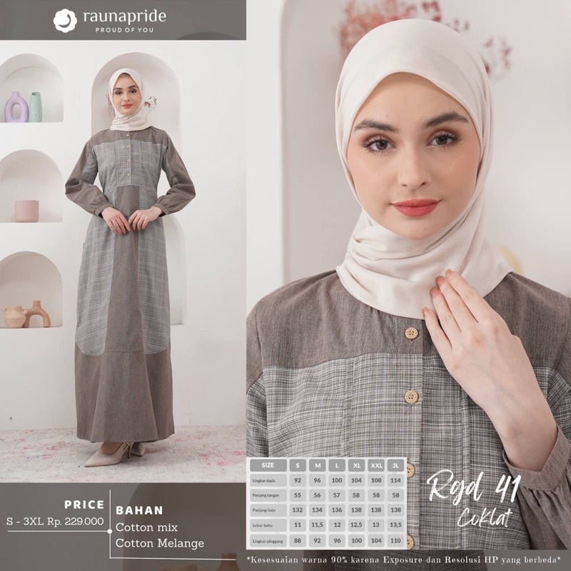 Jual Gamis Rauna RGD 41 | Shopee Indonesia