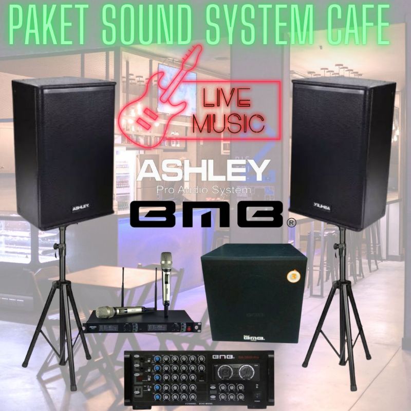Jual Paket Sound System Cafe Live Music Ashley Original 10 inch ...