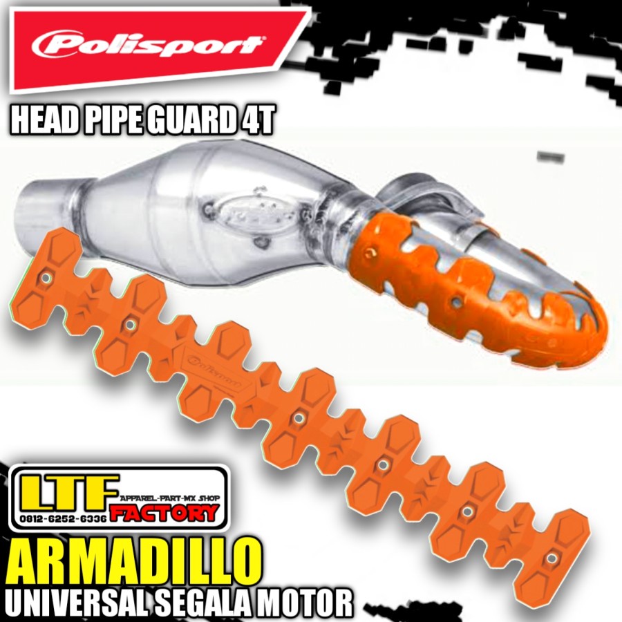 Jual POLISPORT ARMADILLO Head Pipe Guard Protector - Pelindung Leher ...