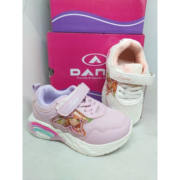 Jual DANS/KAMEA/PINK&WHITE/SEPATU ANAK PEREMPUAN/SEPATU SNEAKERS ANAK ...