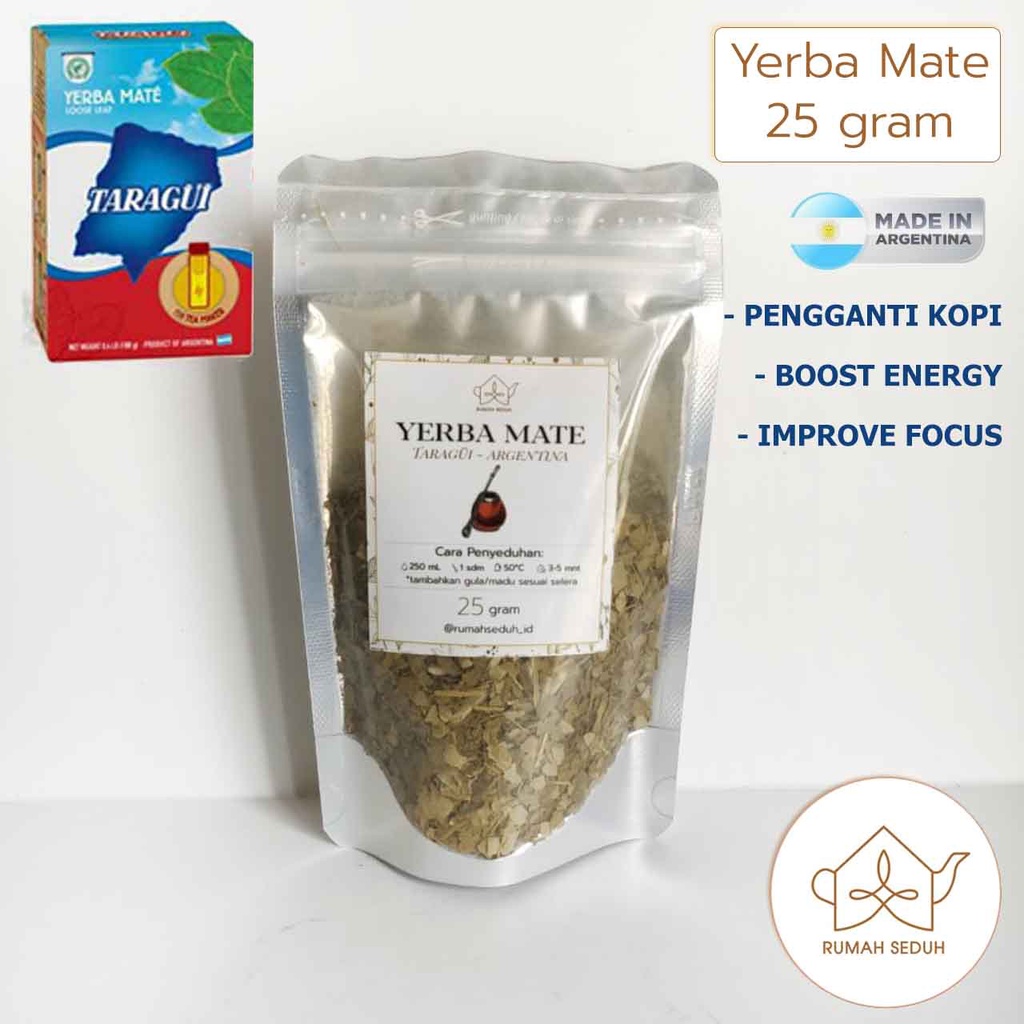 Jual 25gr Yerba Mate Tea - Teh Amerika Selatan, Asli Argentina - Coffee ...
