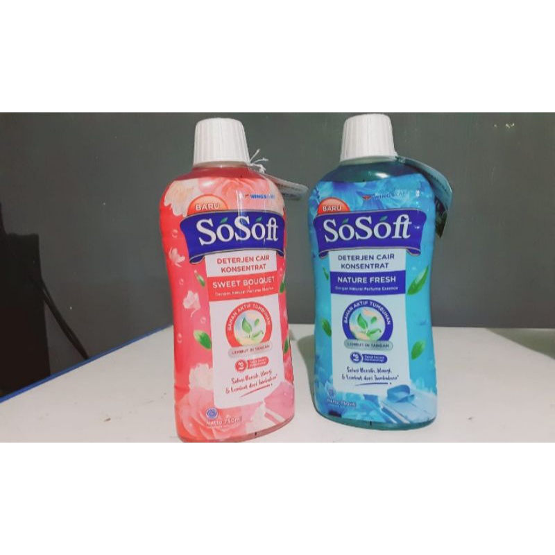 Jual So soft botol / So soft detergent cair tumbuhan / So soft | Shopee ...
