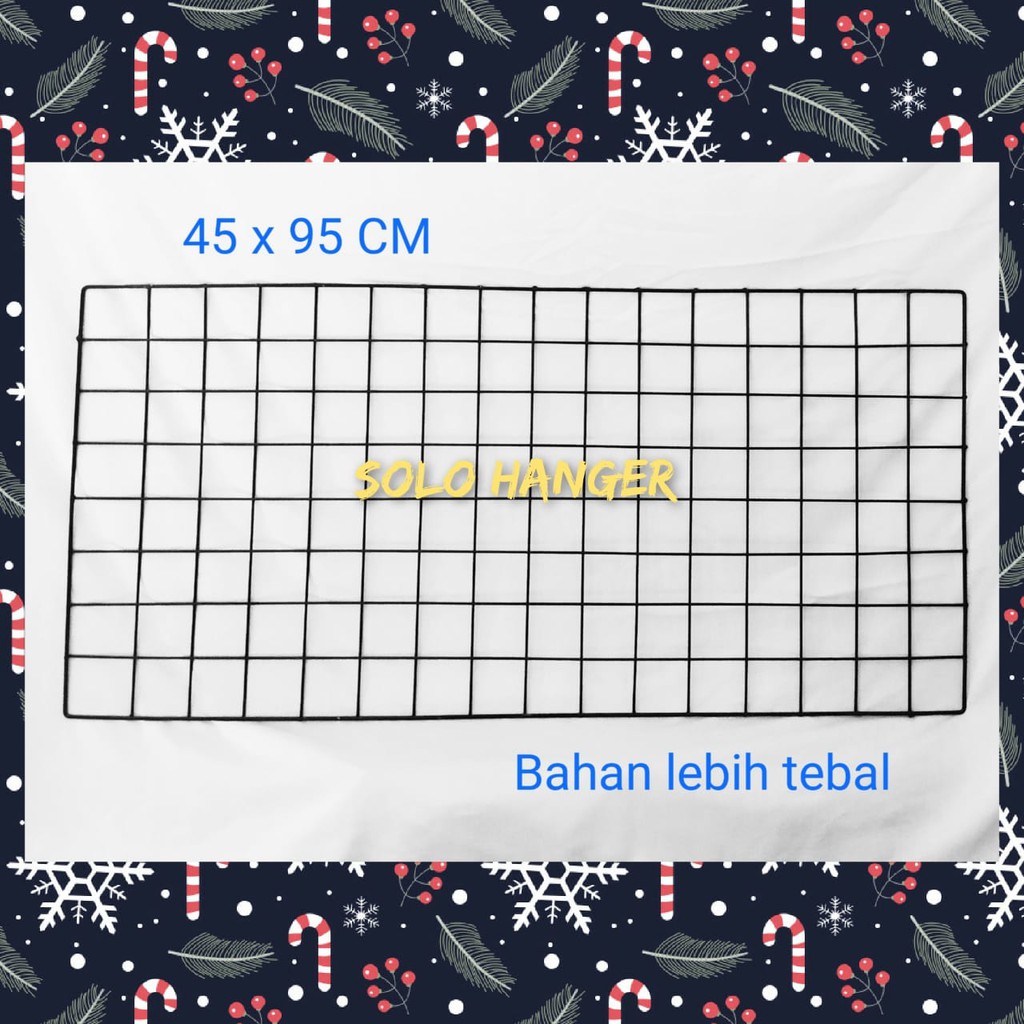 Jual Ram 45x95cm Hitam Dinding Hitam Ukuran Gantungan Hook Ram Display ...