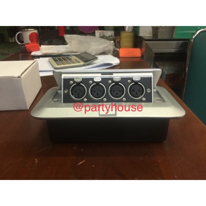 Jual panel box terminal tanam xlr atau jack canon female perempuan ...
