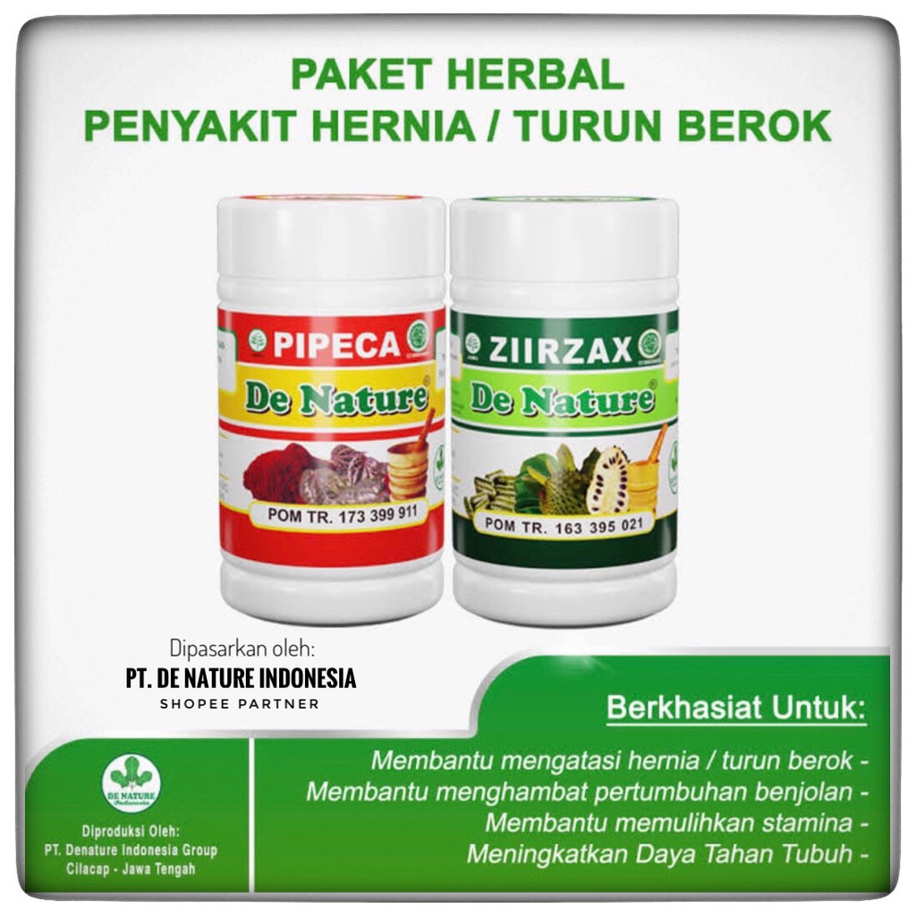 Jual Pipeca Zirzax DeNature Obat Hernia Turun Bero Berok Prostat Kanker ...