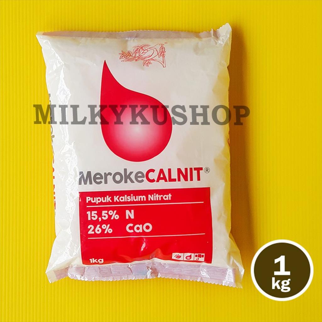 Jual PUPUK MEROKE CALNIT 1 KG KEMASAN PABRIK KALSIUM NITRAT HIDROPONIK ...