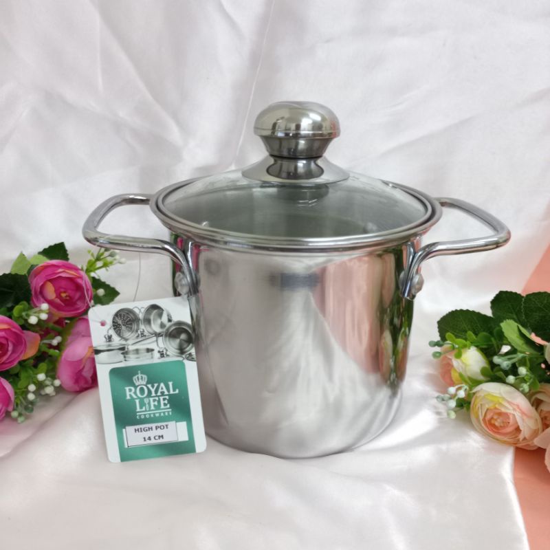 Jual Panci/Panci tinggi Stainless/Royal life | Shopee Indonesia