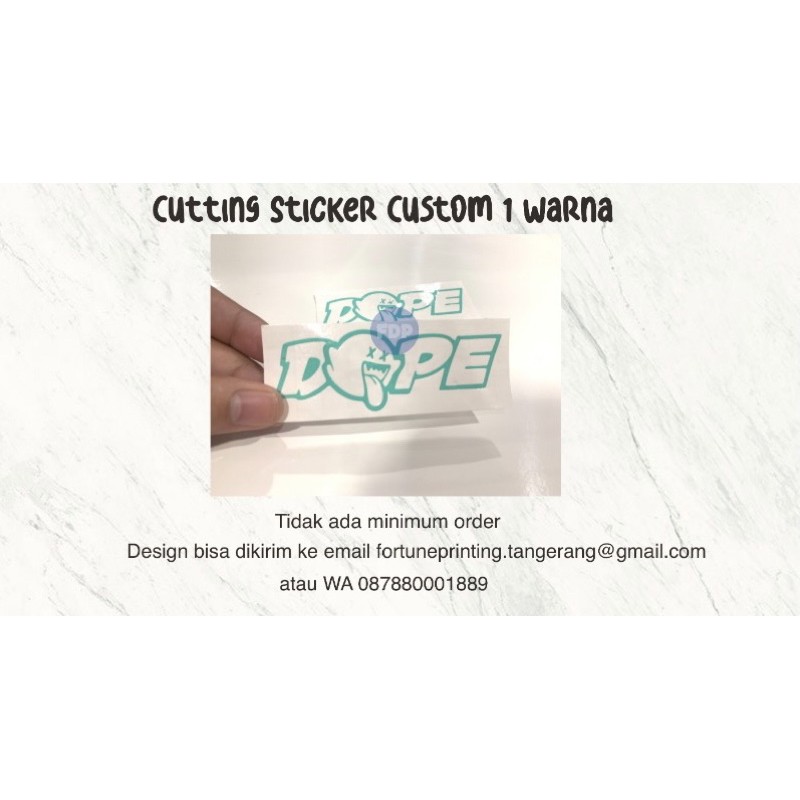 Jual Cutting Sticker Custom Logo / Stiker Mobil / Stiker Motor decal ...