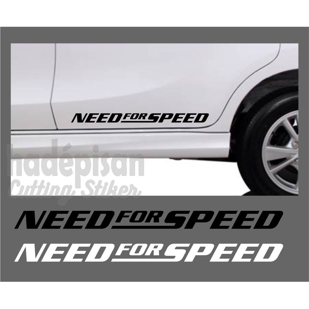 Jual Stiker Mobil Cutting Sticker kaca body mobil NEED FOR SPEED ...