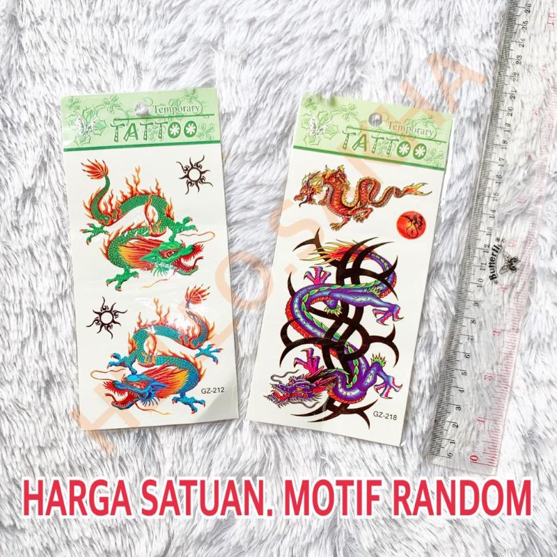Jual MAINAN TATTOO TATO TATOAN MAIN TEMPORARY TEMPORER STIKER GAMBAR ...