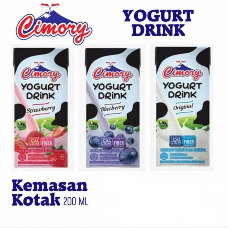 Jual Cimory UHT Yoghurt Drink 200 Ml Yogurt Minuman | Shopee Indonesia