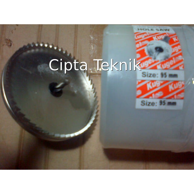 Jual Hole Saw Kugel 95 mm HSS Holesaw Kugel 95mm Bor Plong Alat Untuk ...