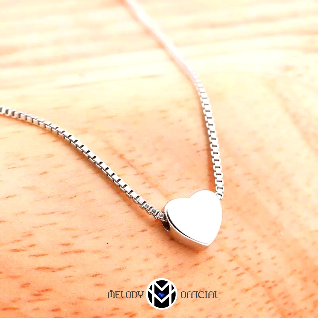 Jual Kalung Wanita Liontin Love Heart Hati Cewek Asli Titanium Silver ...