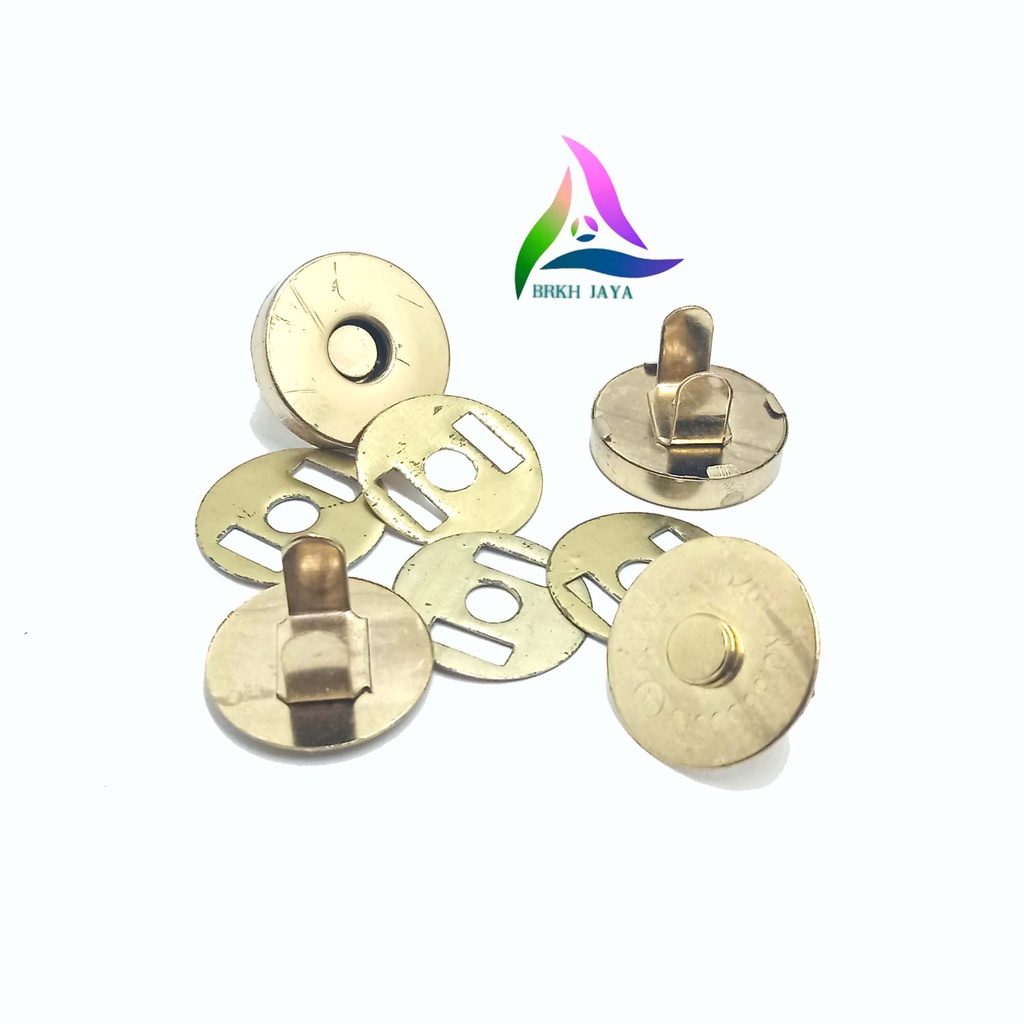 Jual KANCING MAGNET TAS 18 MM / KANCING MAGNET GOLD/ KANCING MAGNET ...