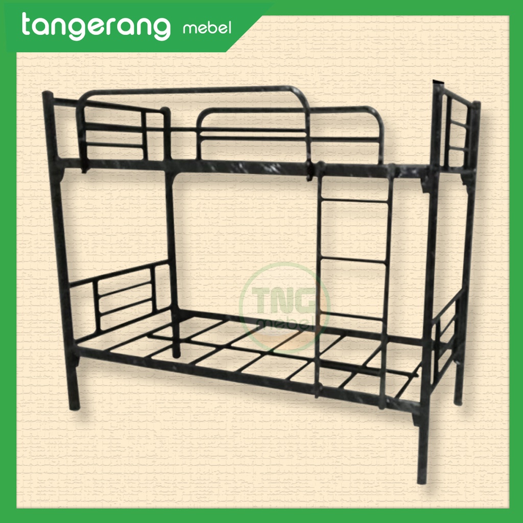 Jual Ranjang susun + Matrass Rebonded l Ranjang Tingkat / Ranjang Besi ...