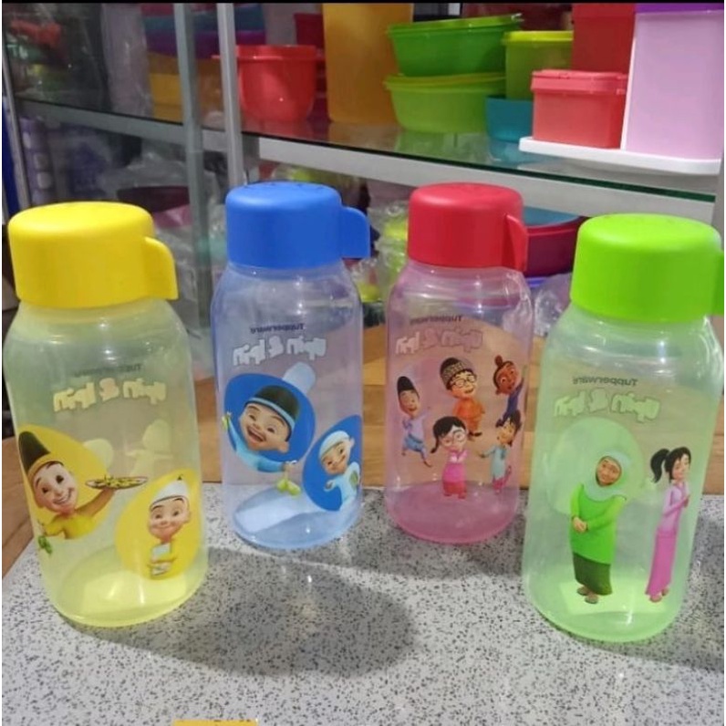 Jual Tupperware botol eco fancy Upin Ipin 350ml botol minum anak ...