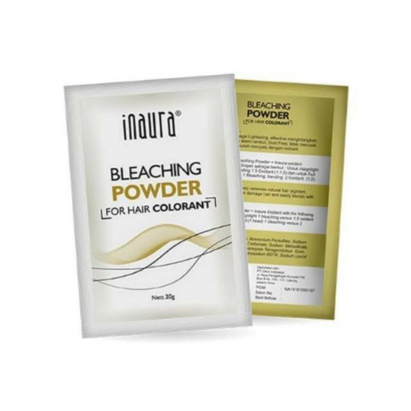 Jual Inaura Bleaching Powder 20gr Sachet / Bleaching Rambut | Shopee ...