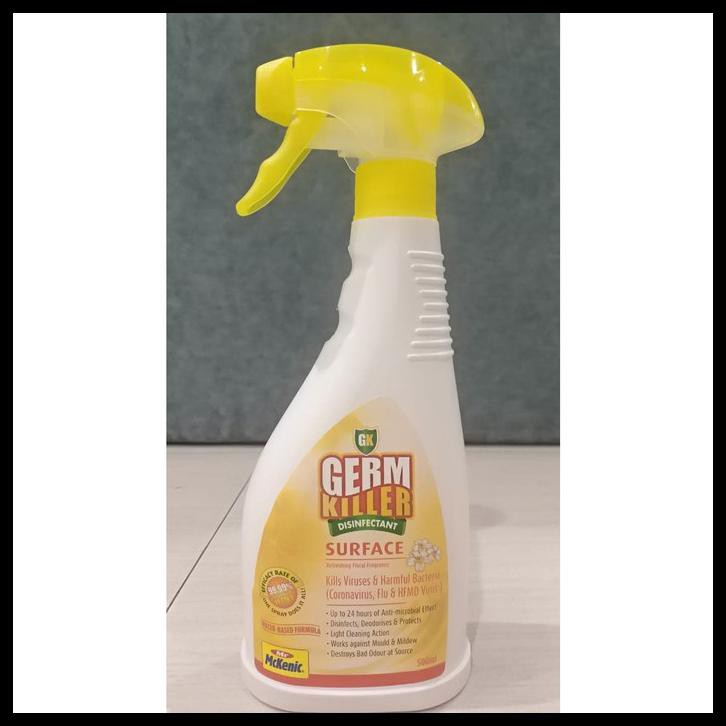 Jual Mckenic Germ Killer Disinfectant Surface Spray 500Ml Antispetic | Shopee Indonesia