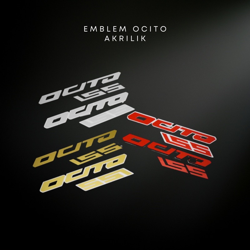Jual EMBLEM OCITO AKRILIK TEBAL | Shopee Indonesia