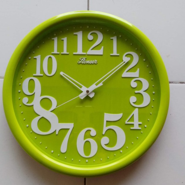Jual JAM DINDING POLOS MINIMALIS INCLUDE PACKING KOMPLIT PIONEER PT ...