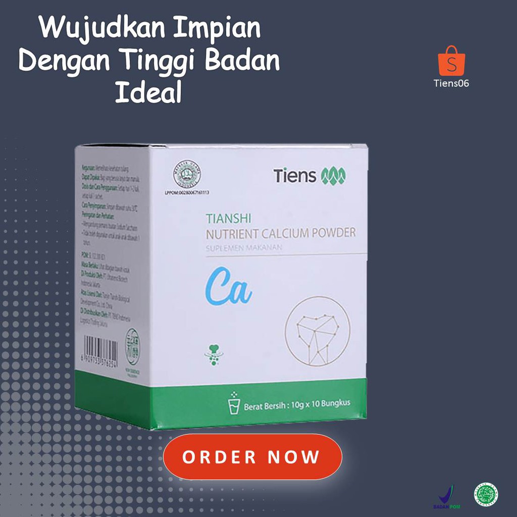 Jual Nutrient High Calcium Powder Susu Bubuk Susu Kalsium Pertumbuhan ...