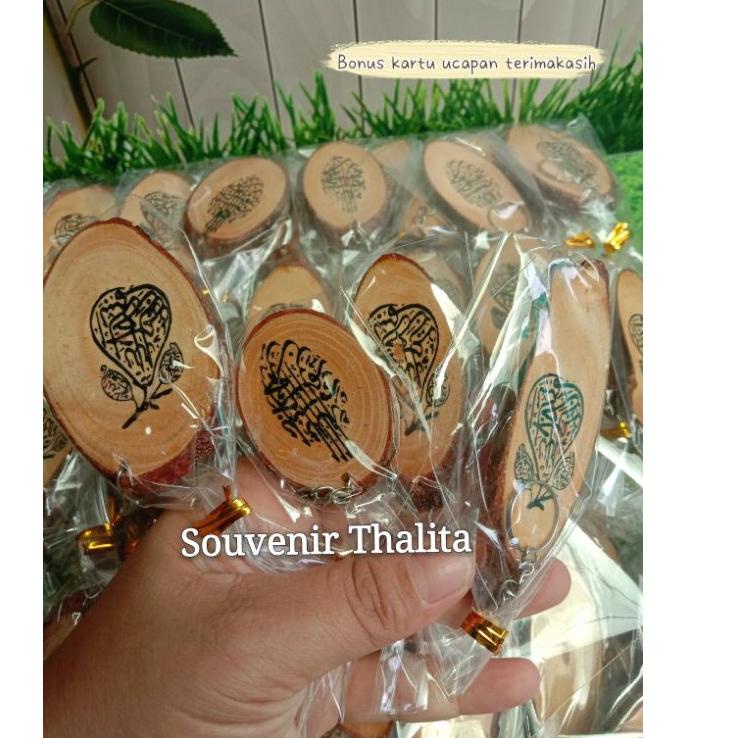 Jual Souvenir Pernikahan Gantungan Kunci Lafadz Kayu Kemas Plastik Isi 100 Pcs | Shopee Indonesia