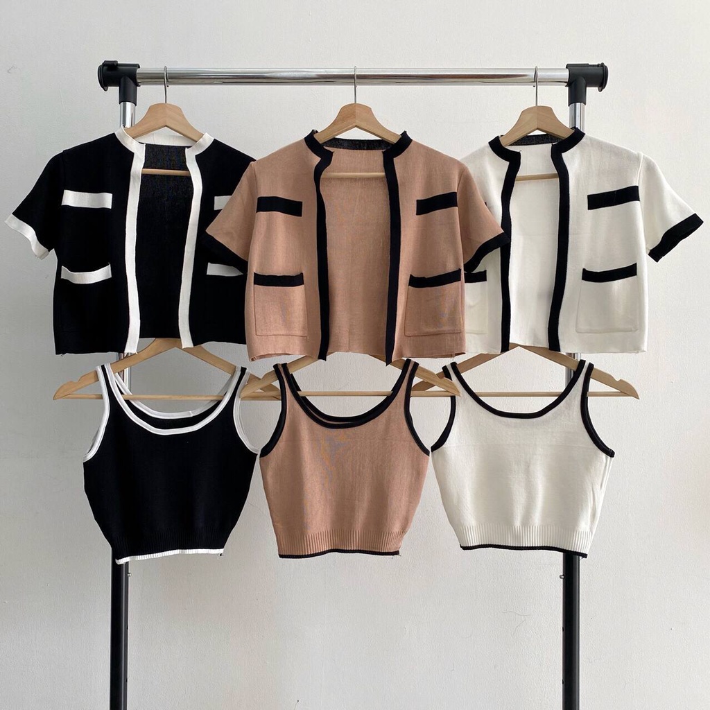 Jual Krystal Set Cardi (Set 6688) | Shopee Indonesia