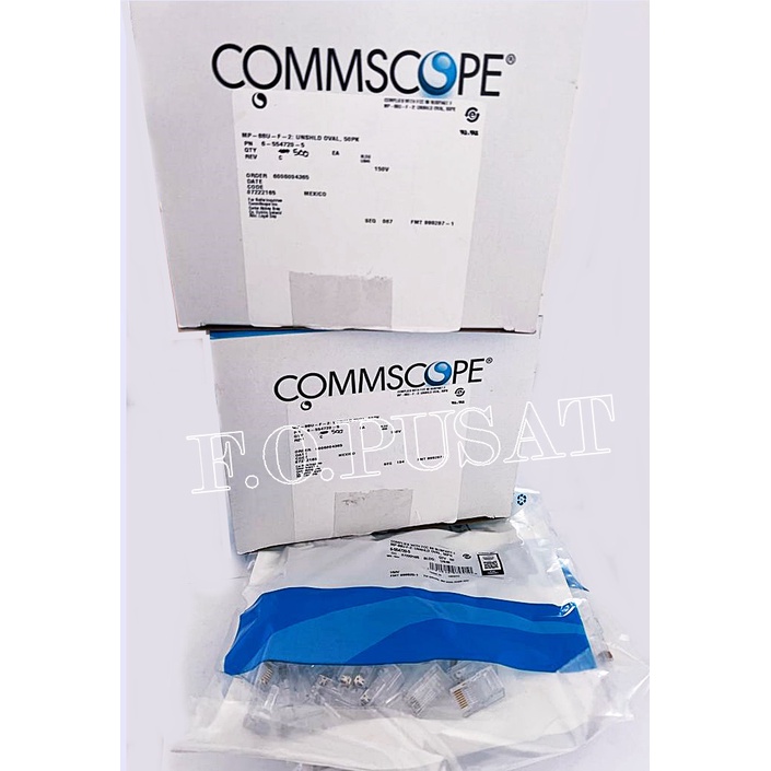 Jual AMP Commscope Connector Rj45 Cat 5 Original | Shopee Indonesia