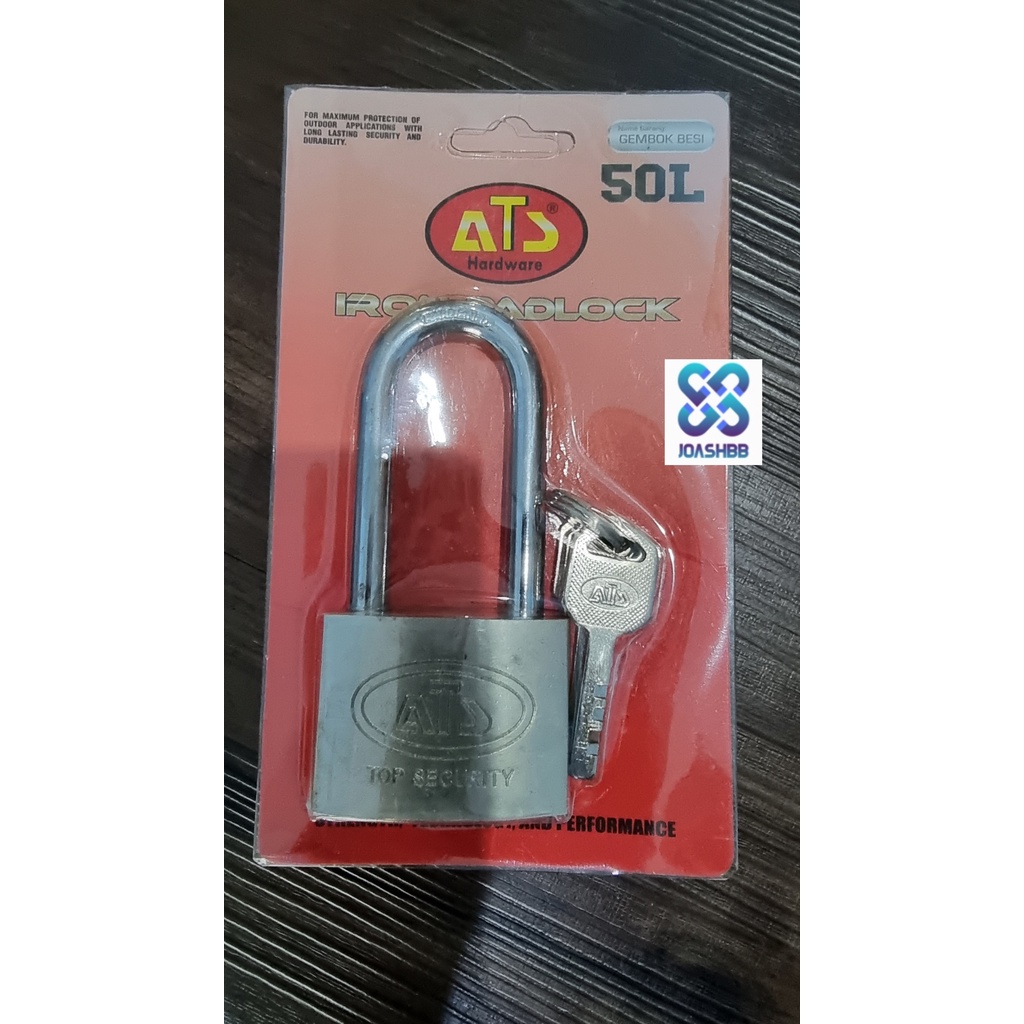 Jual Gembok Putih ATS ANTI Rust Anti Maling Anti Cut / Gembok Rumah ...