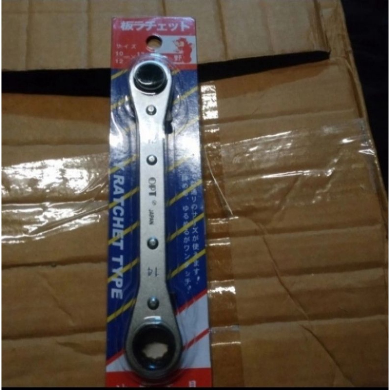 Jual Kunci Ring Pas Rachet Wirinch 4 ukuran 10 12 13 14 mm OPT 1 kunci 4 ukuran | Shopee Indonesia