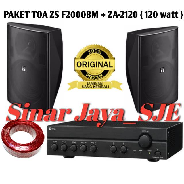 Jual PAKET TOA SOUND SYSTEM SPEAKER TOA AMPLIFIER TOA [ ORIGINAL ...