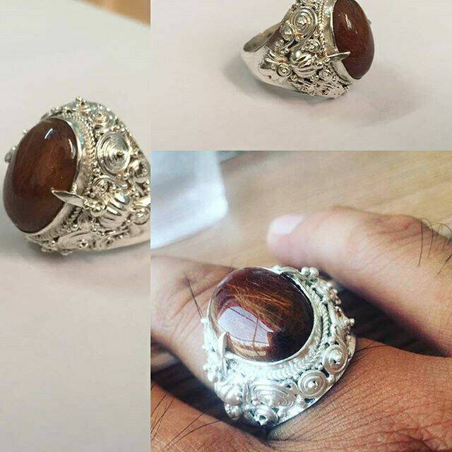 Jual Cincin Ring Perak Silver Bali ukir ukiran asli 925 | Shopee Indonesia