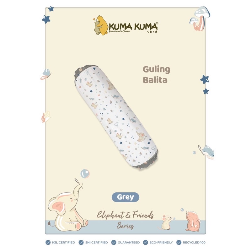 Jual Kuma Kuma Guling Balita (Elephant and Friends Series) | Shopee ...