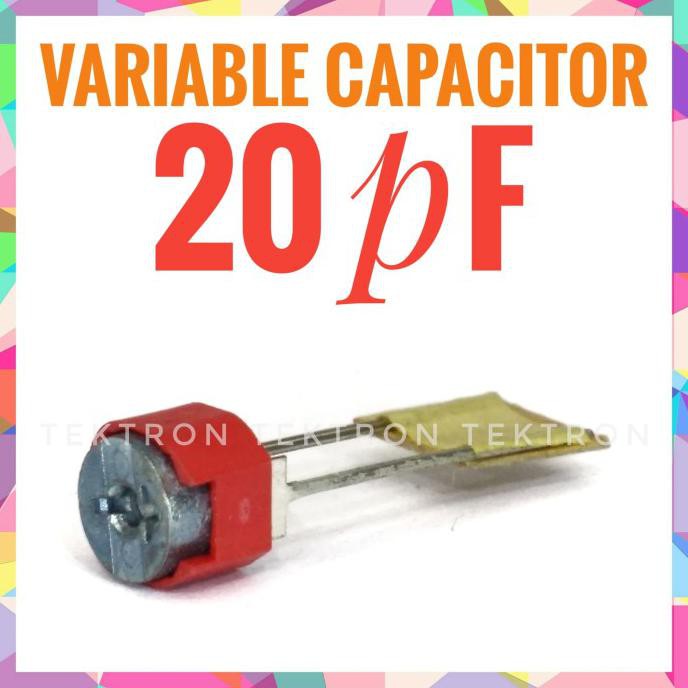 Jual VC 20pF plastic, variable capacitor,varco tektron22 Ayo Order ...
