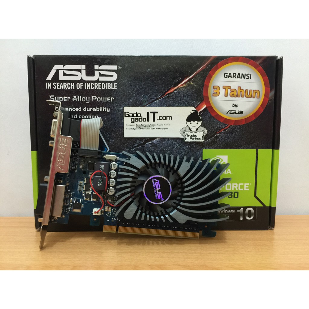 Jual VGA Card PCI-E ASUS Nvidia GeForce GT 730 2GB DDR5 64BIT (GARANSI RESMI) | Shopee Indonesia