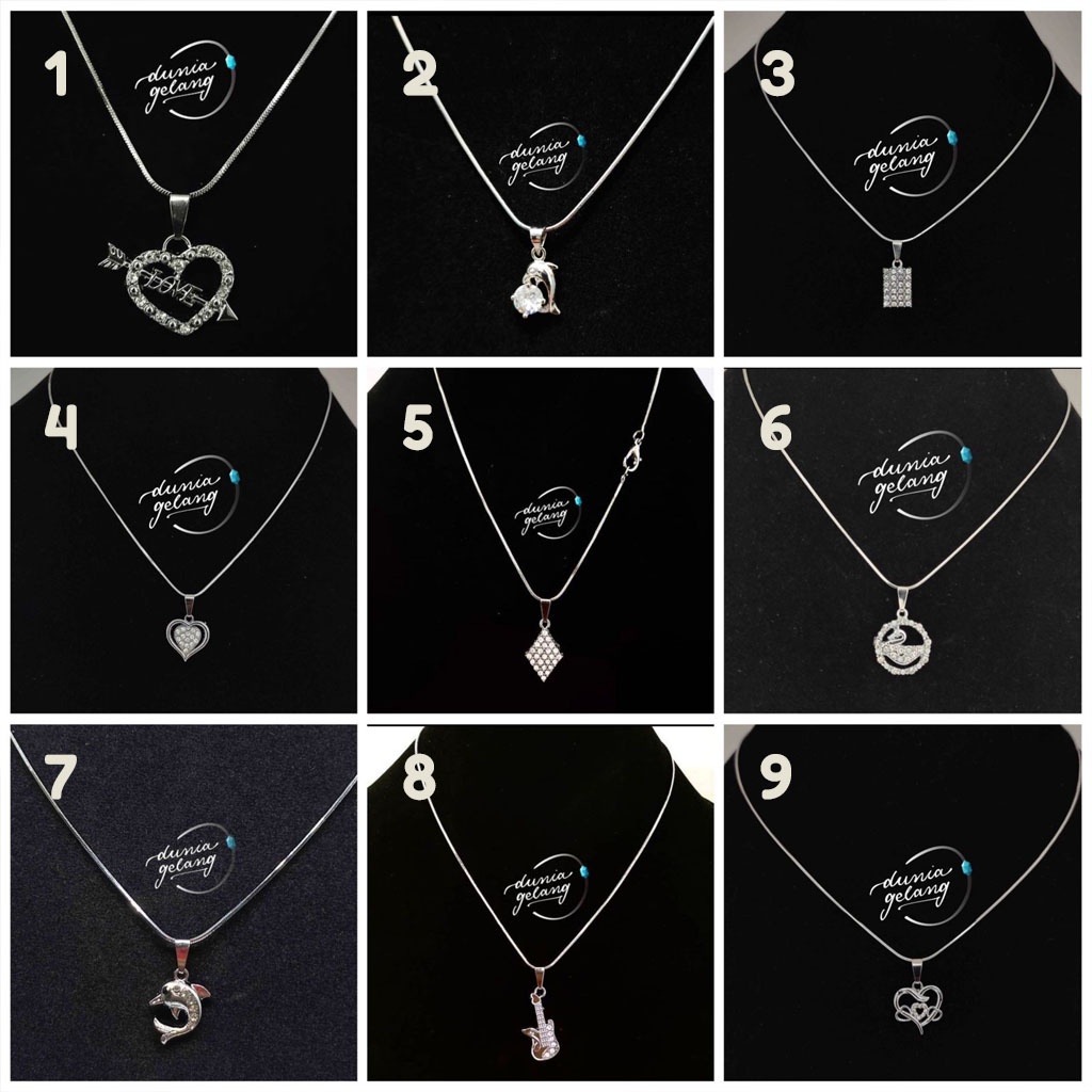 Jual LIONTIN KALUNG BERBAGAI BENTUK / BANDUL KALUNG WANITA PRIA ANAK ...
