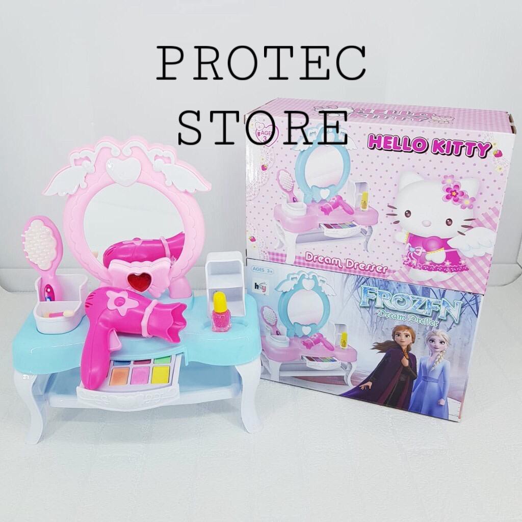 Jual MAINAN ANAK CEWEK MAKEUP 1 SET MEJA RIAS | Shopee Indonesia