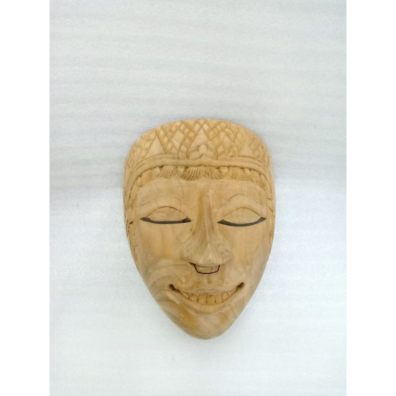 Jual Topeng panji kayu jati mentahan | Shopee Indonesia