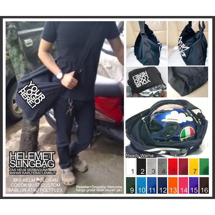 Jual PX332 tas helm jas hujan travel slempang army multifungsi besar ...