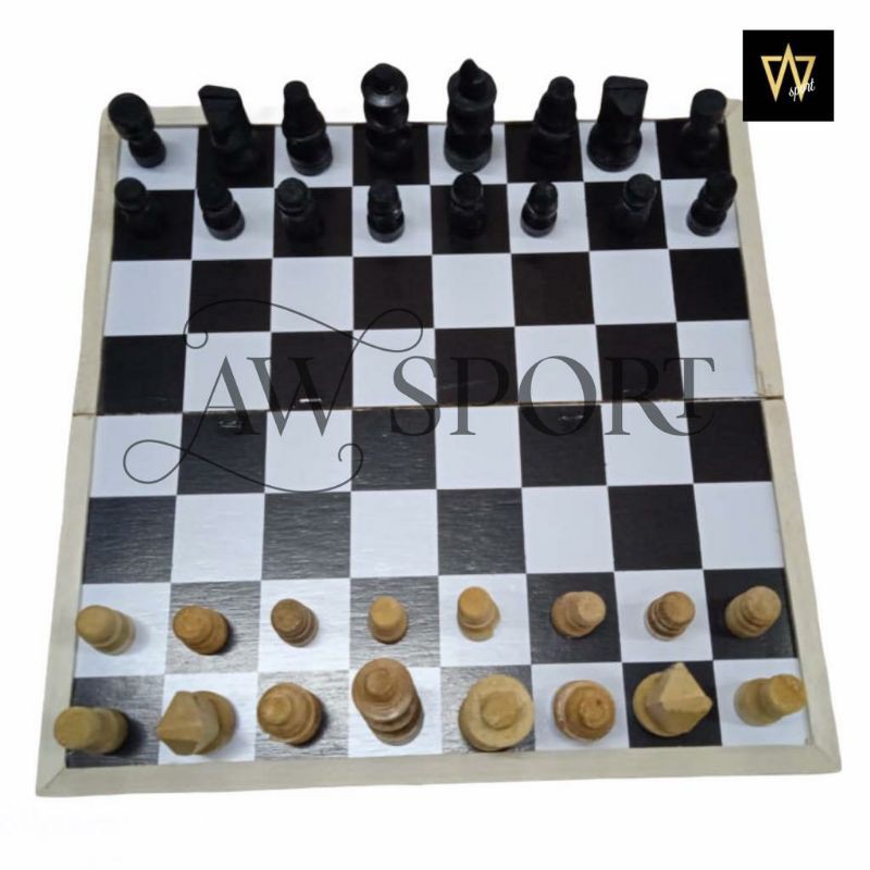 Jual Papan Catur Kayu / Chess Board / Board Game M / 30x30 / Permainan ...