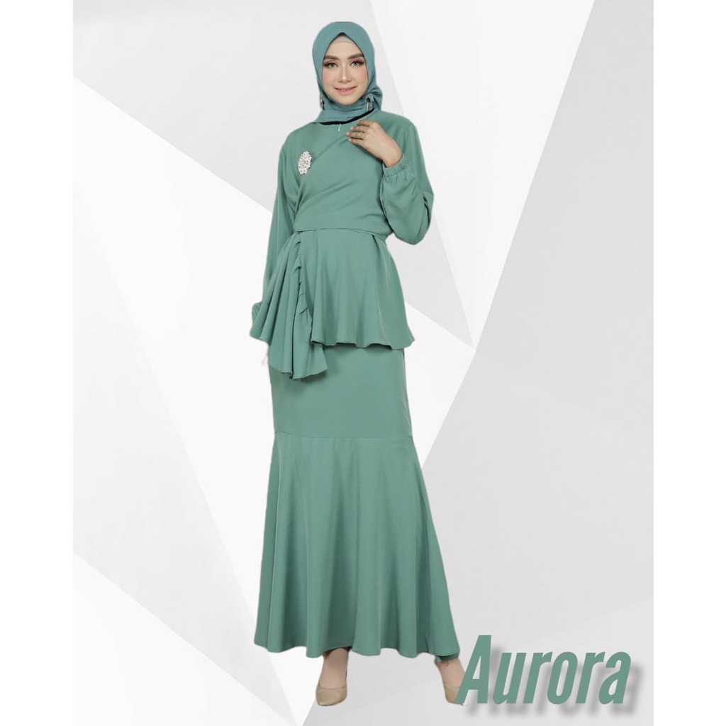 Jual WILI MUSLIM // SET ROK WANITA AURORA // FASHION SET WANITA MUSLIM ...