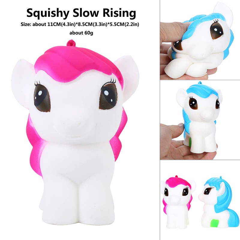 Jual kawaii Squish animal Doll horse Unicorn anime figure hot toy china ...